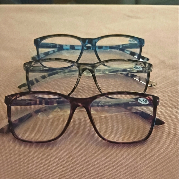 Accessories | Set Of Three Stylish Reading Glasses | Poshmark